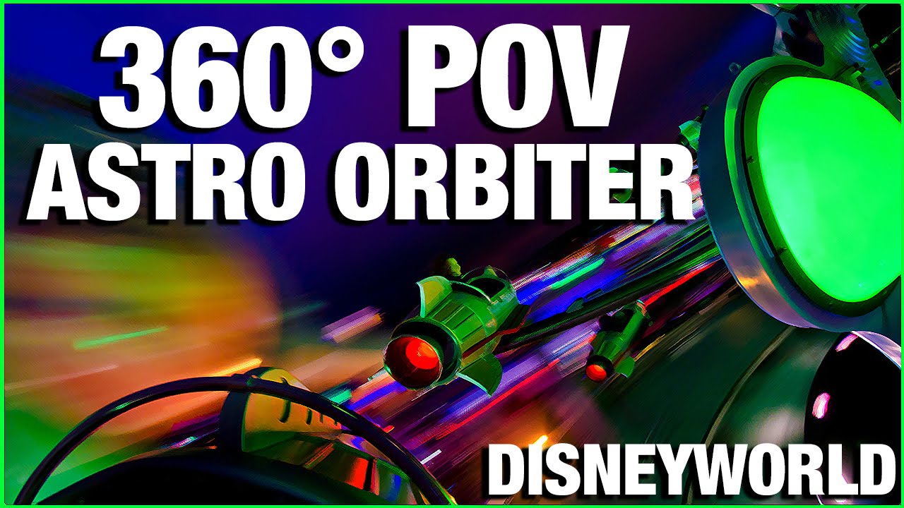 POV in Astro Orbiter and explore it in 360° at Disney's MagicKingdom ...