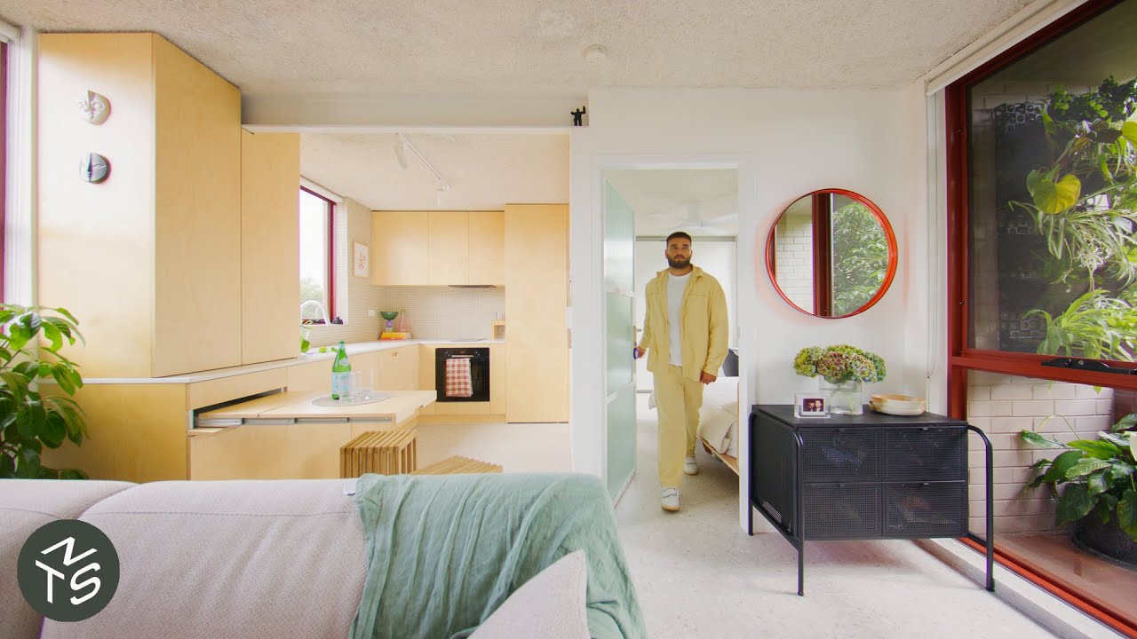 NEVER TOO SMALL: 1970's Timber Accented Small Apartment Renovation ...