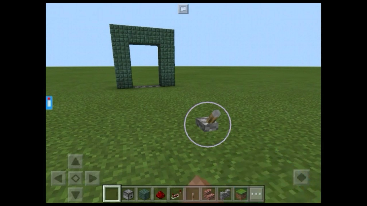 Minecraft - how to make force field (simple) - YouTube