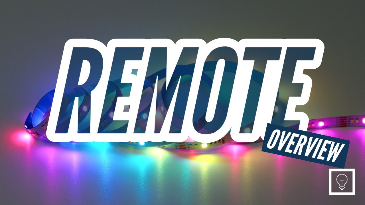 BrightLux® Lighting 6.5 ft. Smart Color Flow Strip Light | Remote Overview - YouTube