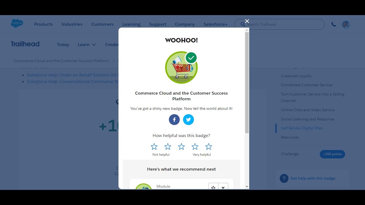 Commerce Cloud and the Customer Success Platform | Trailhead Salesforce ...