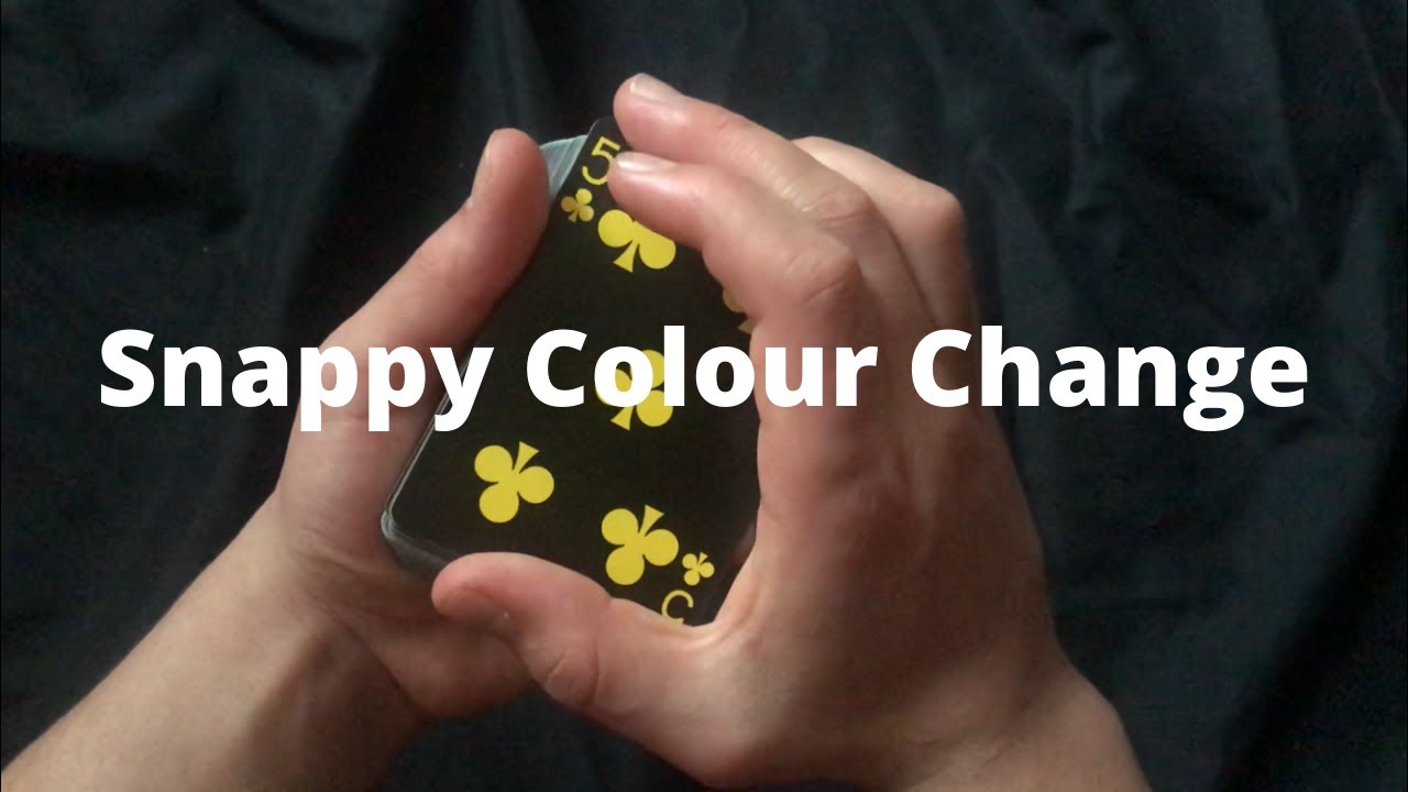 Snappy Colour Change Tutorial - YouTube