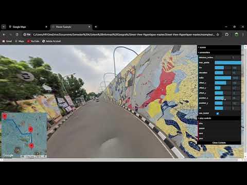 Street View Hyperlapse Track Google Maps - Virtual Tour From Home to ...