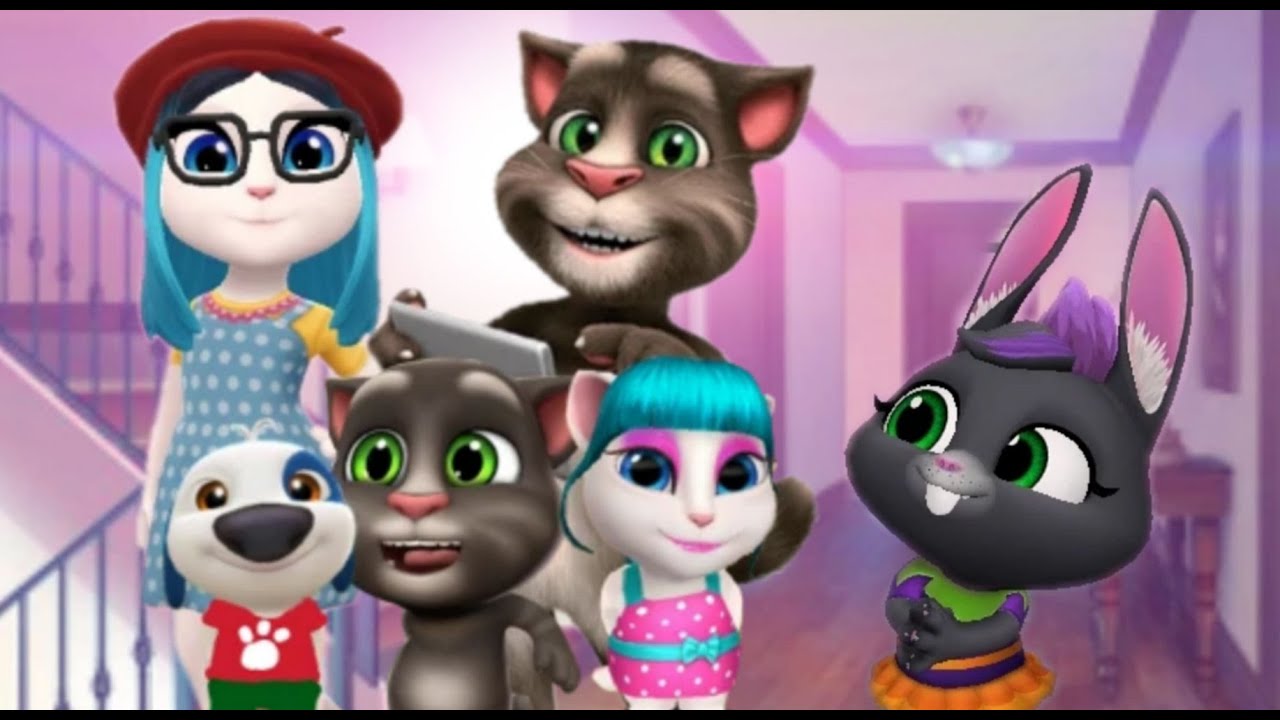 Talking Tom Firends Talking Angela - YouTube