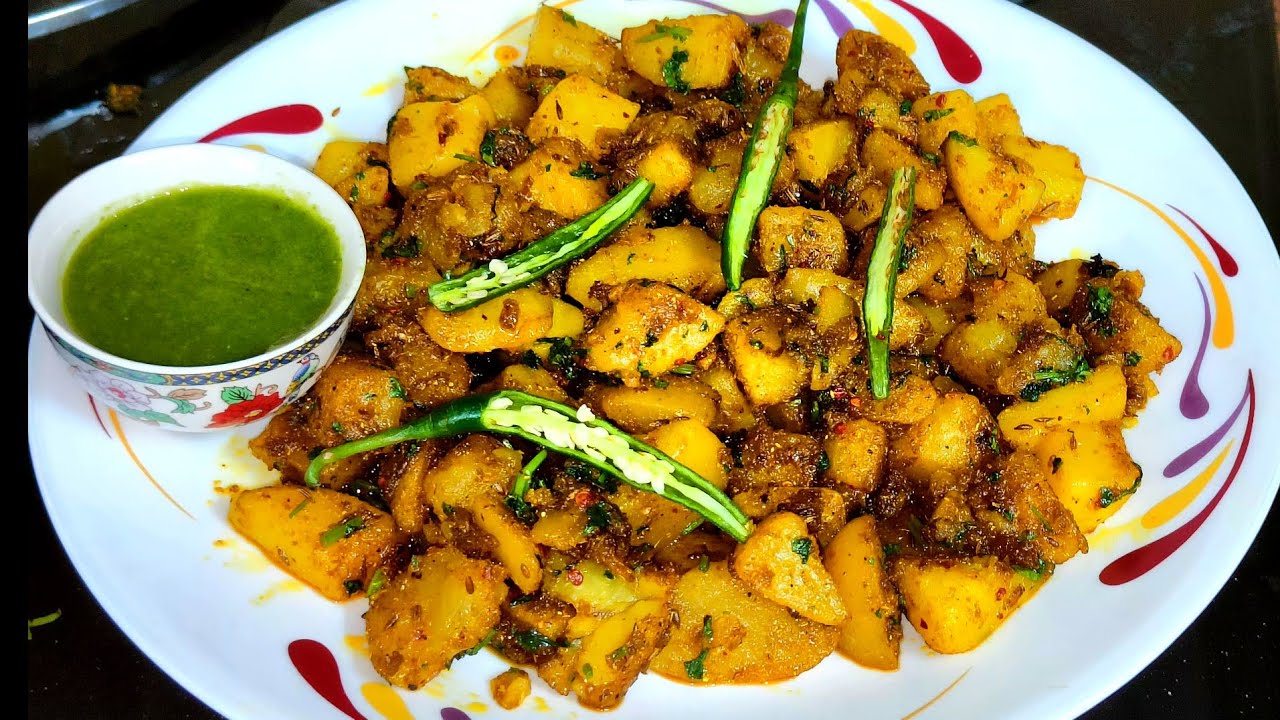 2 min में झटपट बनाये चटपटे आलू की ये नई रेसिपी | sukhe aloo recipe ...