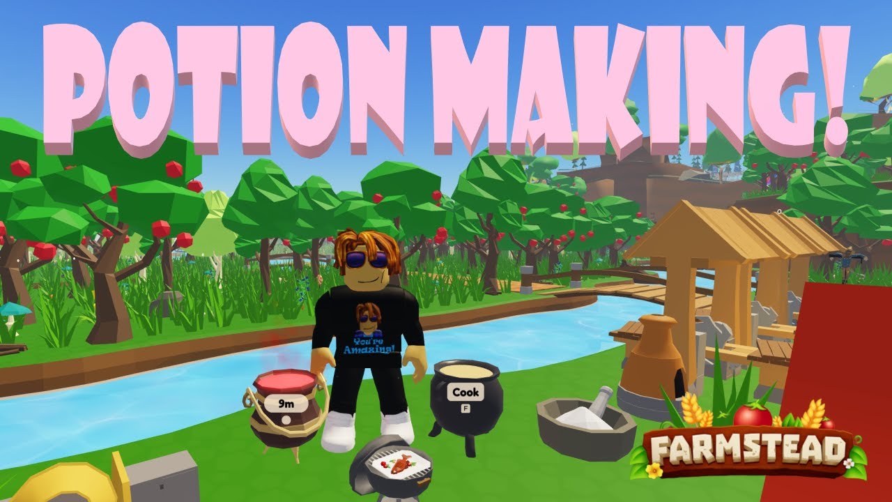 Roblox-FARMSTEAD-Potion Making! - YouTube
