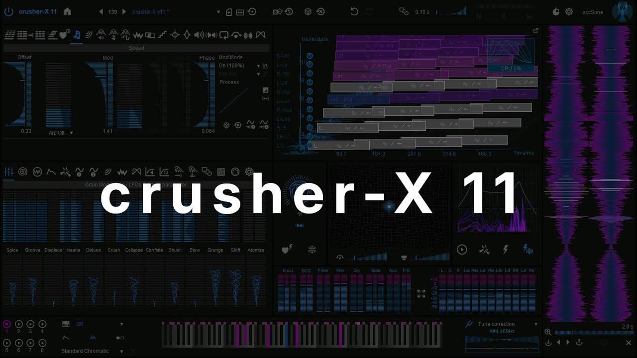 accSone releases crusher-X 11 - Granular Synthesis System - YouTube