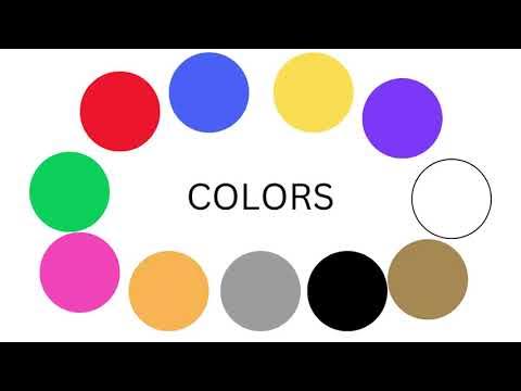 Learn Colors (English) - Early Childhood Education - YouTube