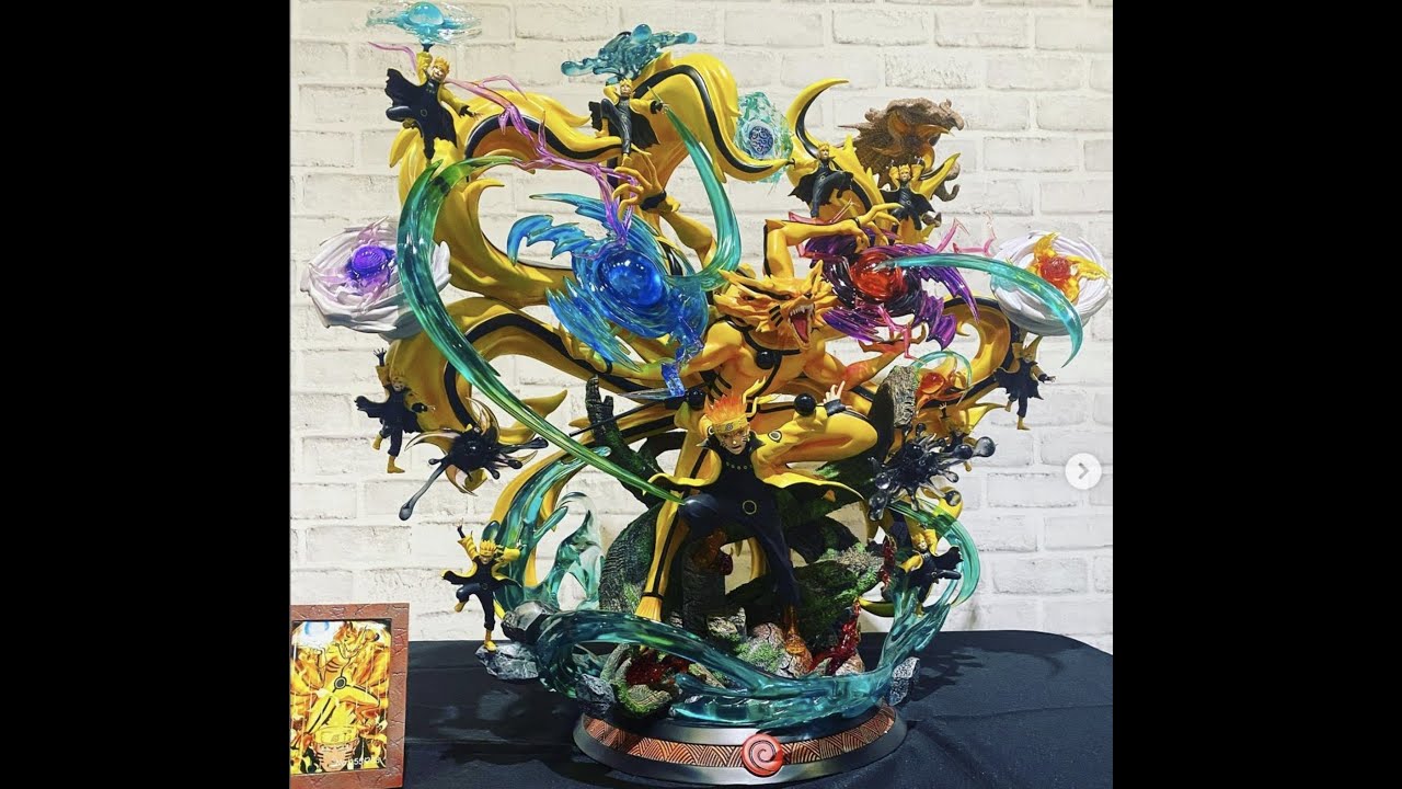 UNBOXING!! CW Studio Naruto Nine Tails GK Statue - YouTube