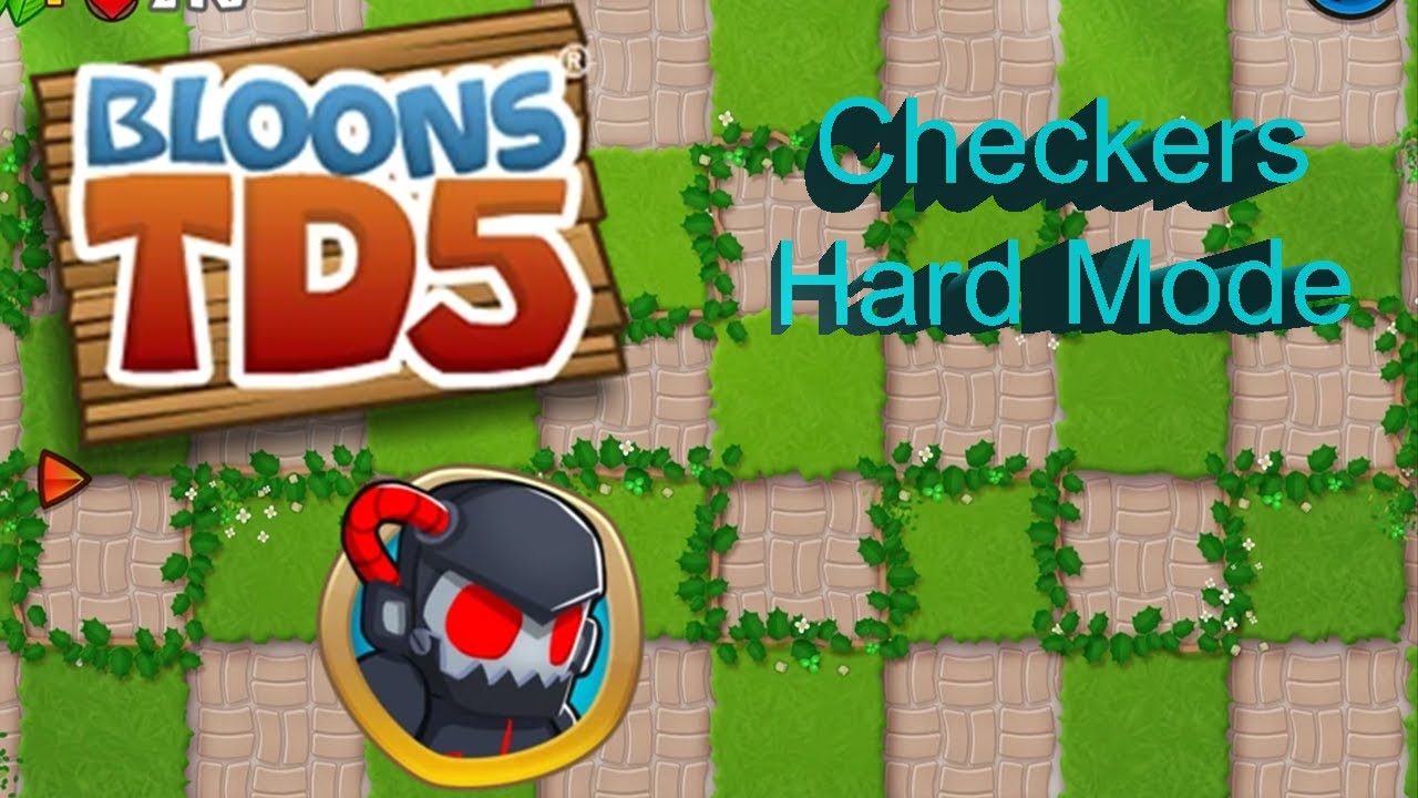 BTD5 - Checkers - Hard Walkthrough - YouTube