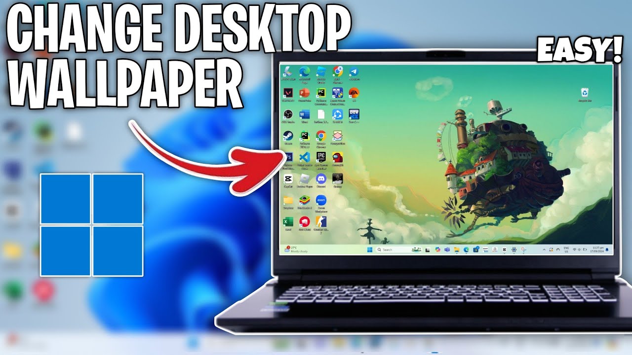 How to Change Your Desktop Wallpaper (2024) - YouTube