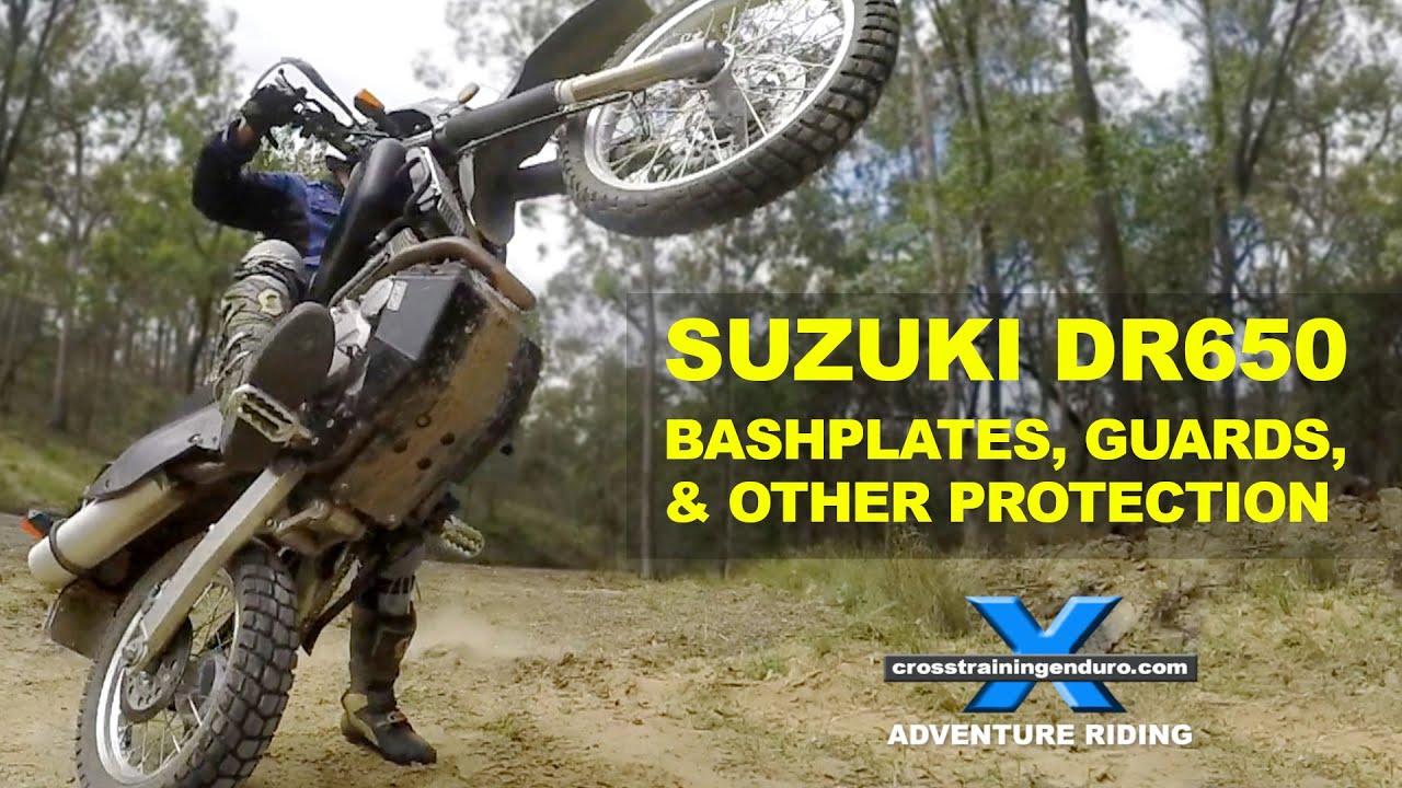 DR650 project: bashplates, guards and protection︱Cross Training ...