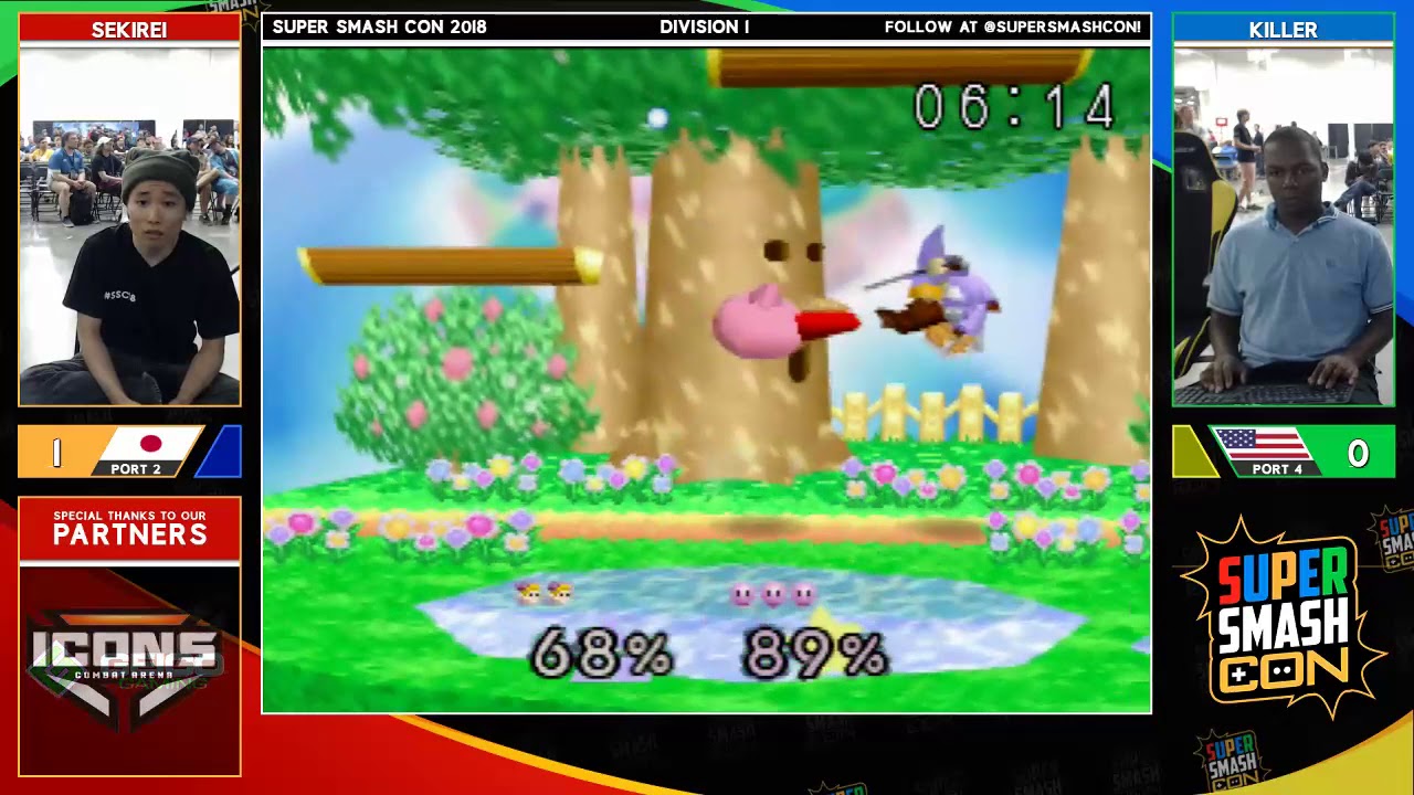 SSC2018 SSB - Sekirei (Link) Vs. Killer (Kirby) Smash 64 Division 1 ...