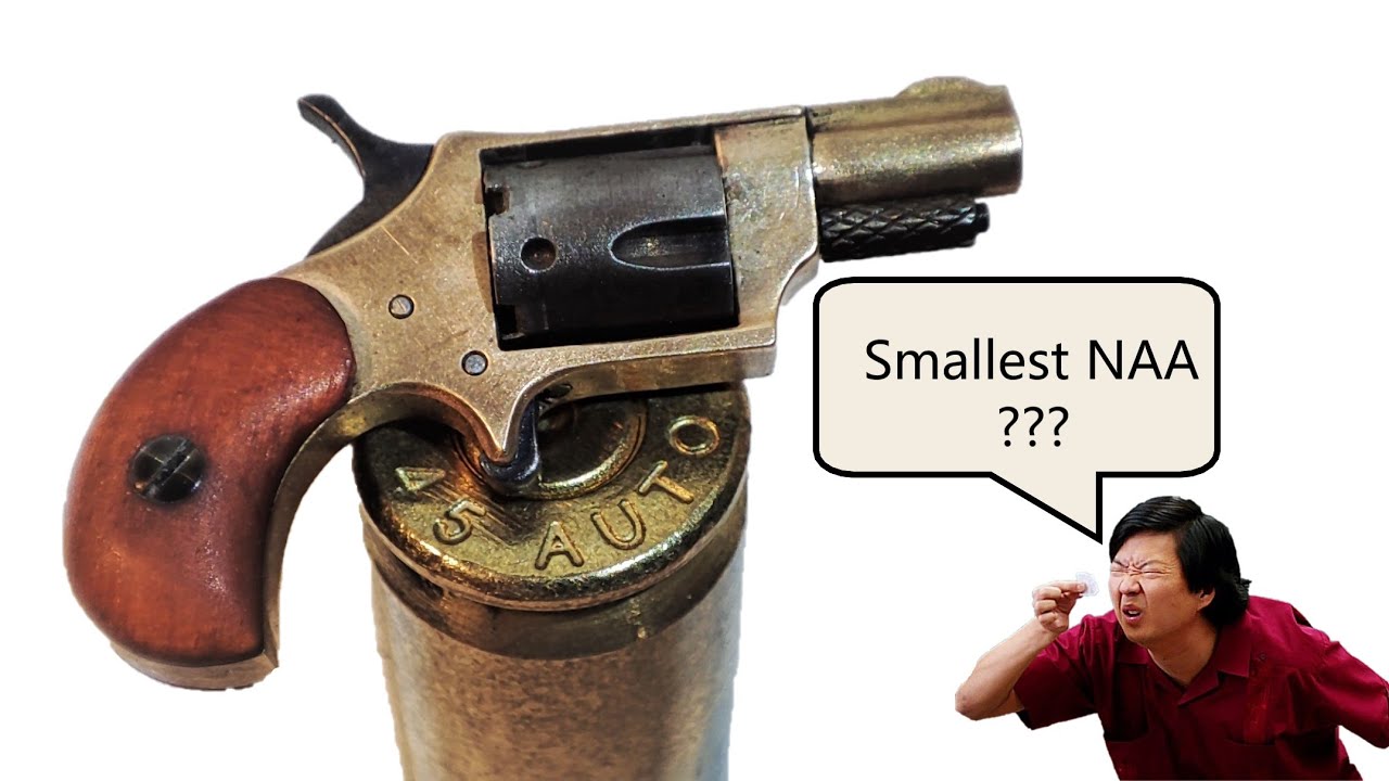 Shooting micro NAA Revolver ! Literally one inch long! - YouTube