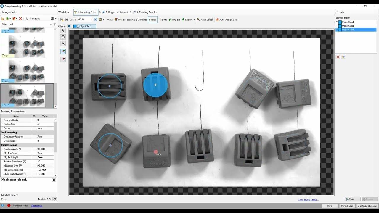 機器視覺小教室 Aurora Vision Studio 入門篇【14補充教材】 HMI設計案例，讓Runtime操作者打開及訓練指定的深度 ...