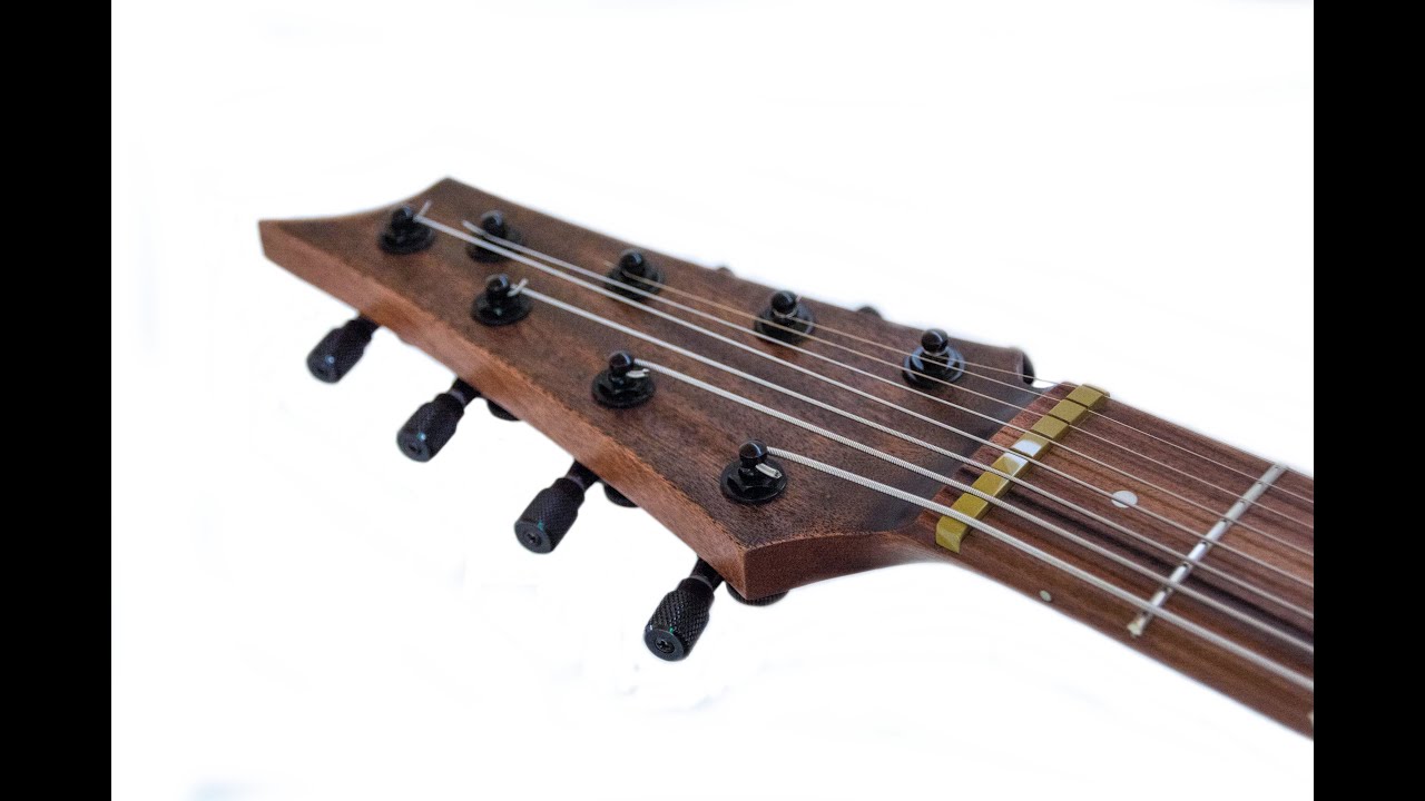 Some 8 string neck carving moments! - YouTube