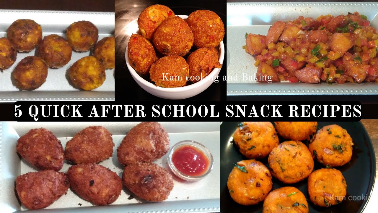 5 Quick after school snack recipes within 10 minutes | Quick and tasty ...