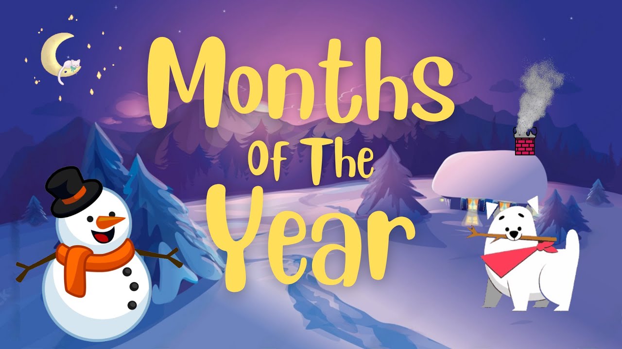 Months Of The Year Songs | January February March Nursery Rhymes | 12 ...