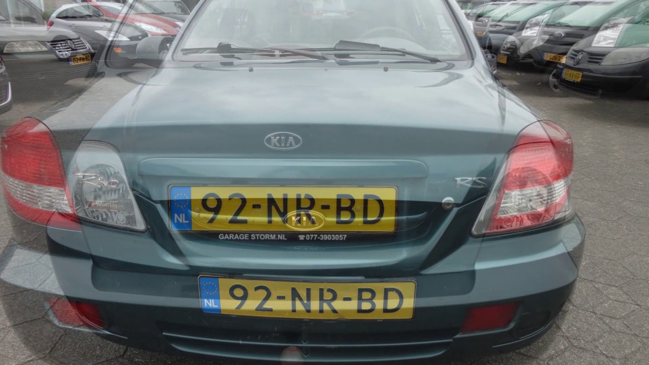Kia Rio 1.3 RS Visto 2004 - YouTube