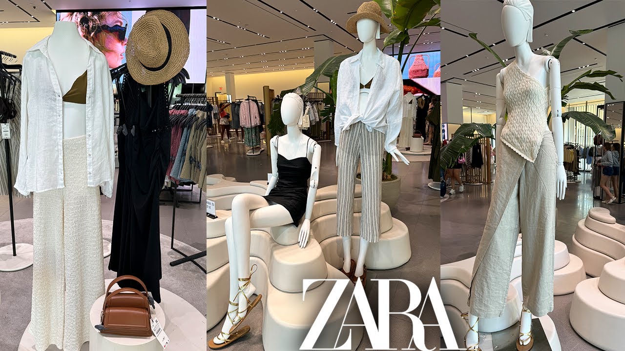 ZARA NEW SUMMER 2024 COLLECTION ☀️ HOT WEATHER FASHION 🌺 - YouTube