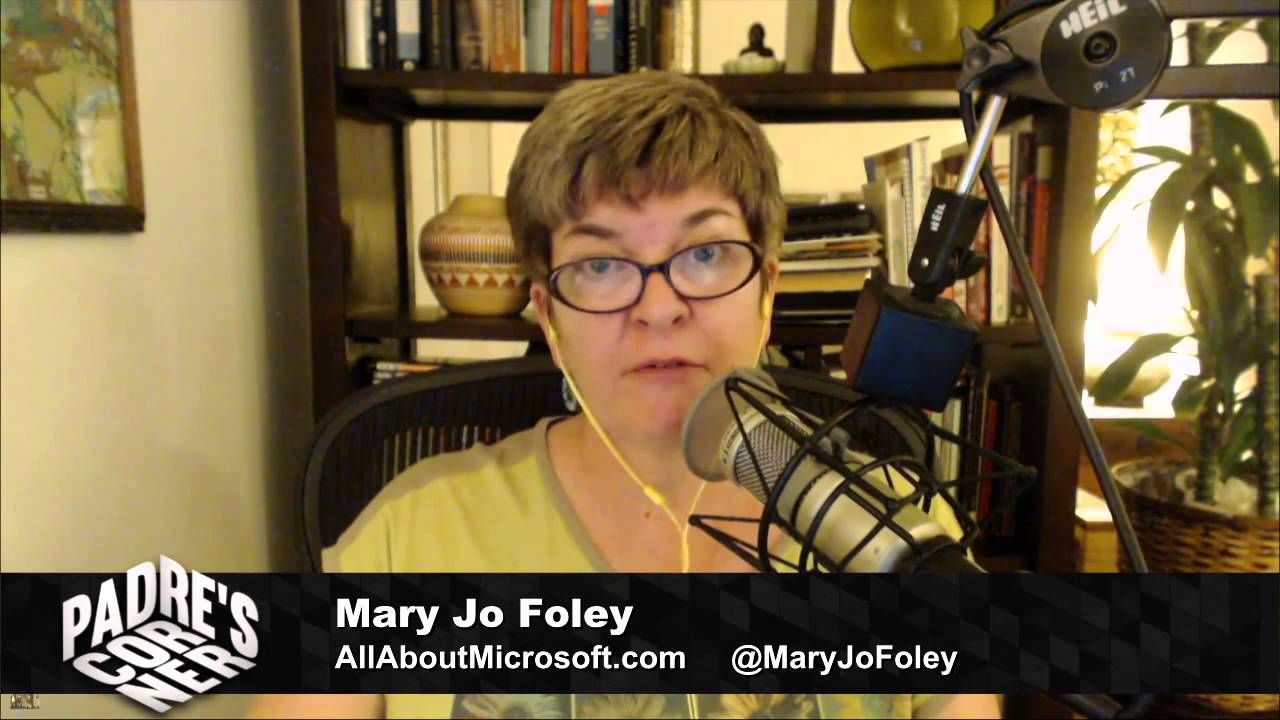 Padre's Corner 4: Beer with Mary Jo Foley - YouTube