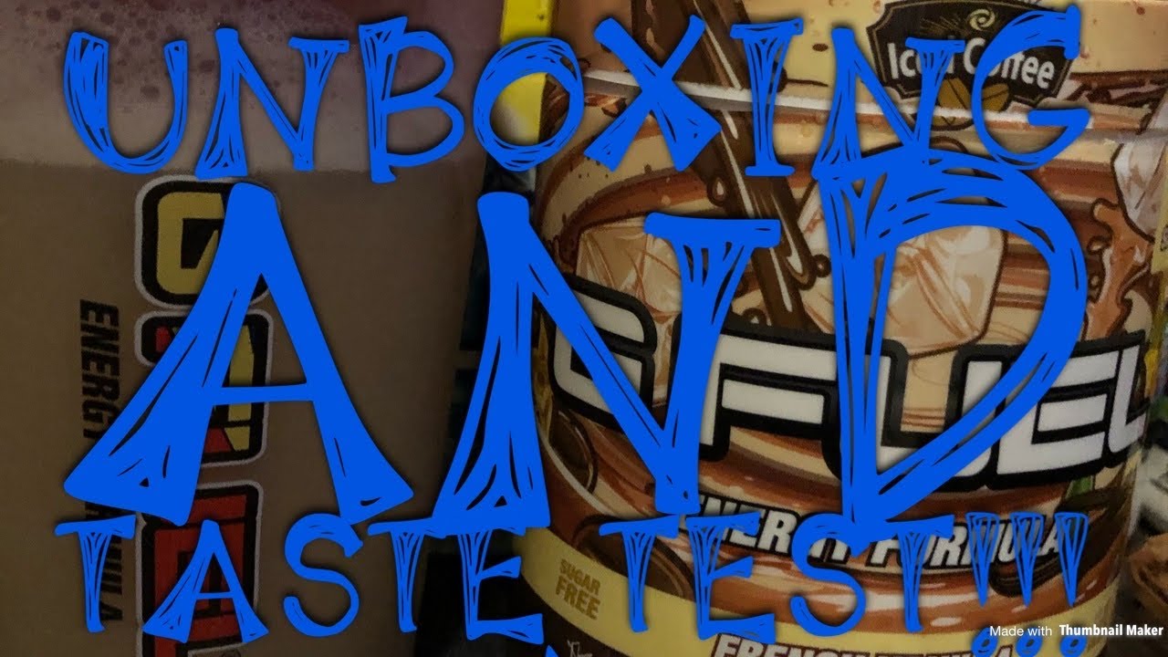 UNBOXING THE NEW GFUEL!!! Ice Coffee French Vanilla ( Favor and Taste ...