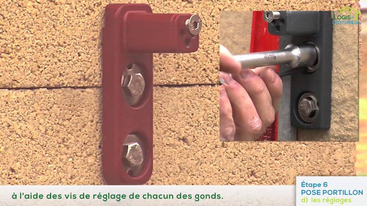 Réglages de pose d'un portail ou d'un portillon, par Logis et Clôtures ...