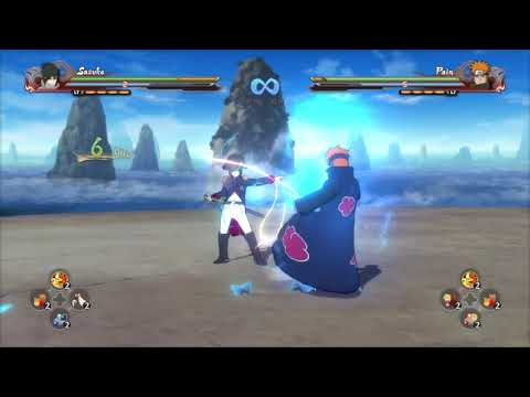 Sasuke Uchiha (Napoleon) Vs Pain | Naruto Ultimate Ninja Storm 4