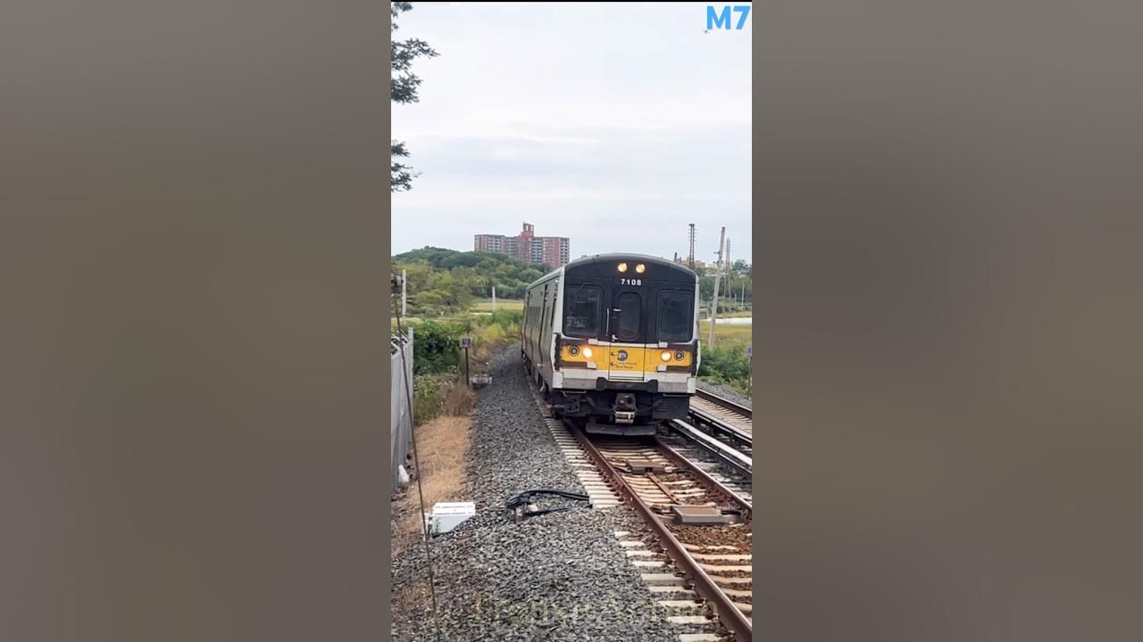 MTA LIRR M7 train arrives at Douglaston #shorts - YouTube