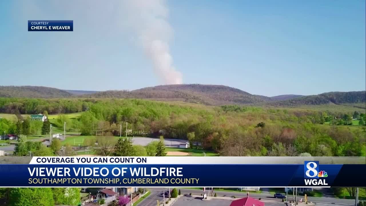 Michaux State Forest fire burns hundreds of areas in Cumberland County ...