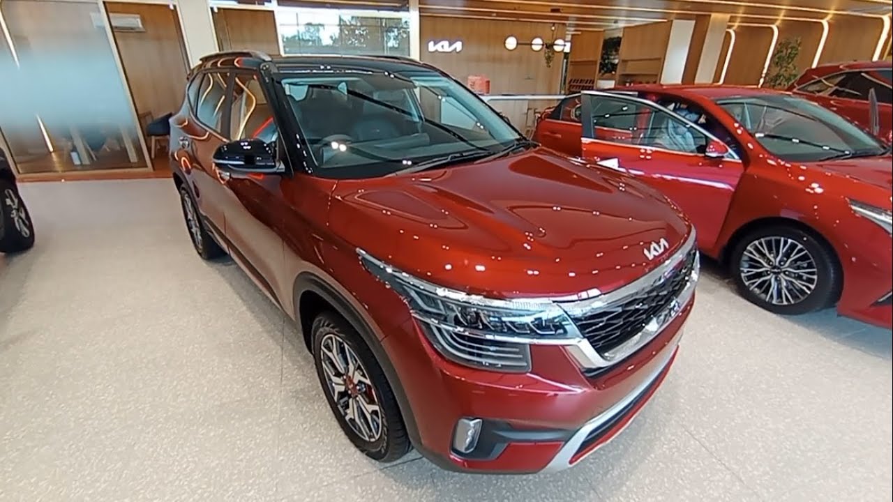 Kia Seltos (SP2i) 1.6 6AT GT Line walkaround exterior and interior ...