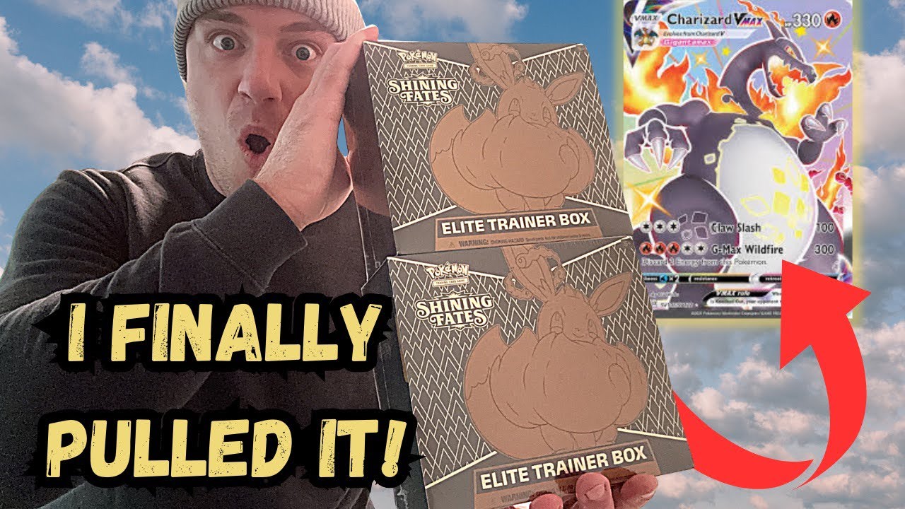 I Pulled Shiny Charizard VMAX From 2 Shining Fates Pokemon Boxes - YouTube