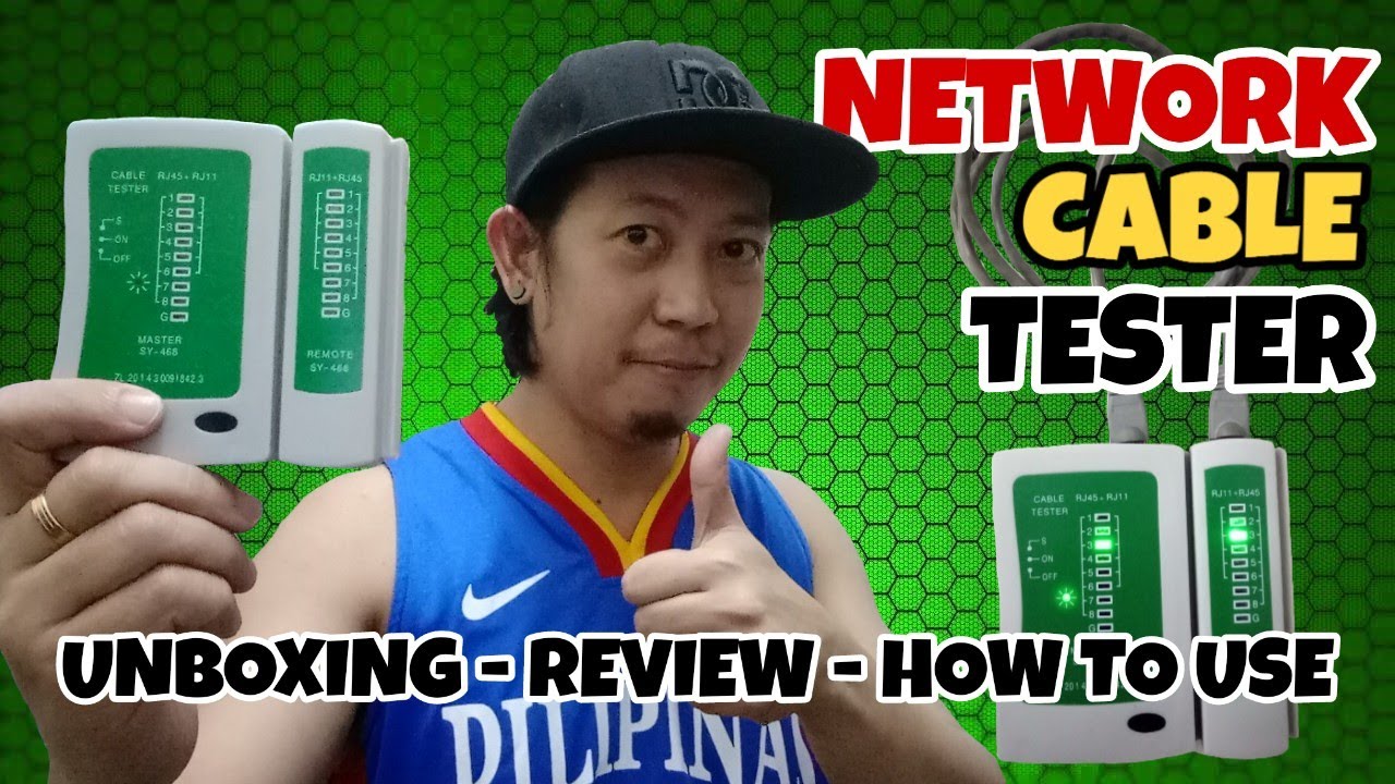RJ45 & RJ11 NETWORK CABLE TESTER | Unboxing, Review and How to Use ...