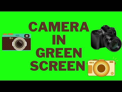 CAMERA IN GREEN SCREEN BACKGROUND | COPYRIGHT FREE CONTENT # ...