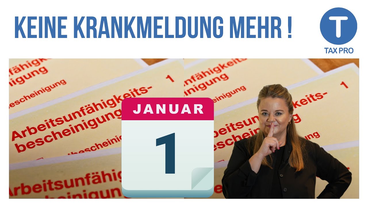 Gelber Schein abgeschafft! Die neue Krankmeldung ab 1.1.2023! - YouTube