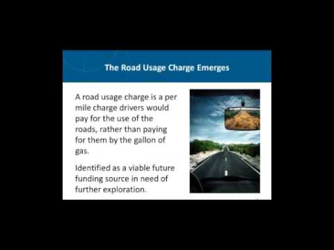 Road Usage Charge: An Update from the West - YouTube