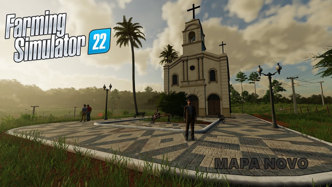 NOVO MAPA INÉDITO ''QAP MAP''. APRESENTANDO MAPA FARMING SIMULATOR 22 ...