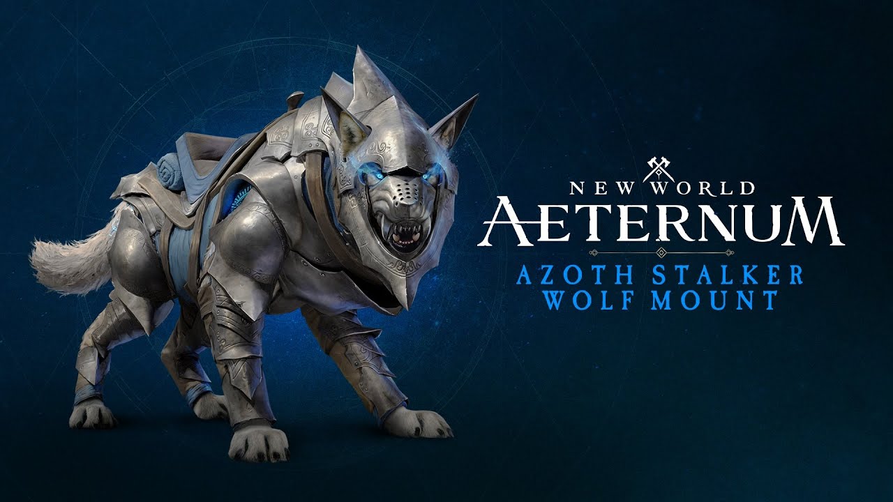New World: Aeternum - Azoth Stalker Wolf Mount - YouTube