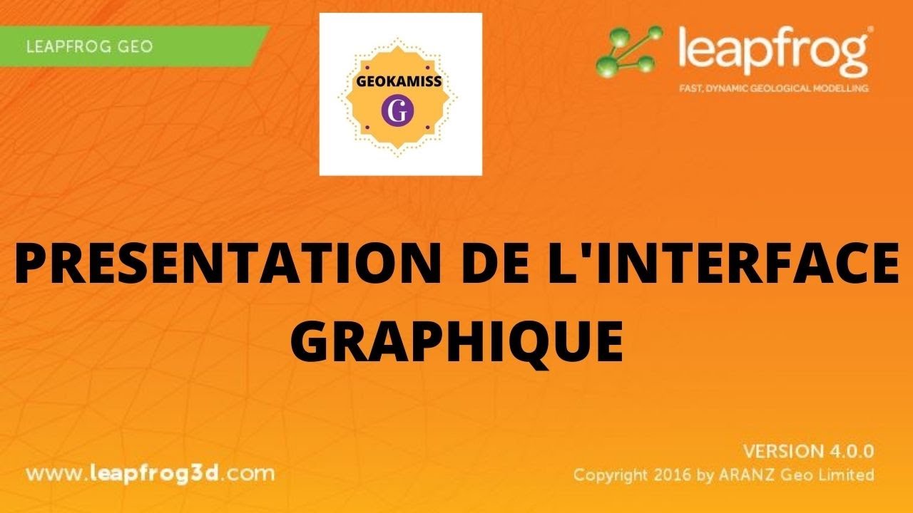 LEAPFROG-GÉO : Présentation de l'interface graphique - YouTube