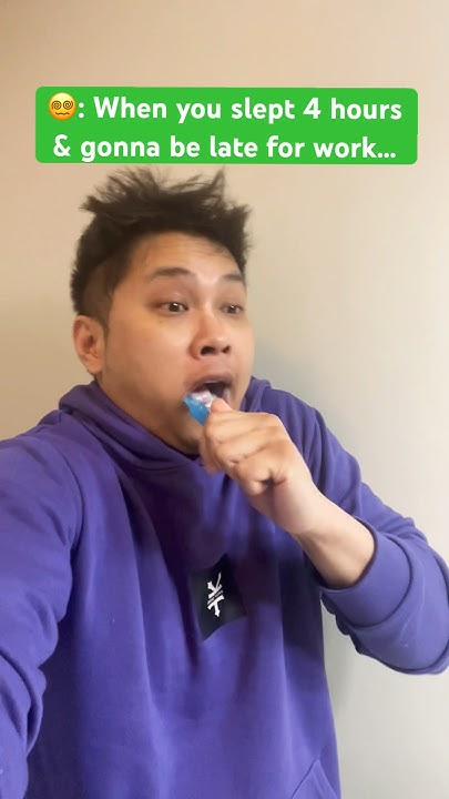 POV: When you slept 4 hours and are late for work😂😵 #Comedy #Funny - YouTube