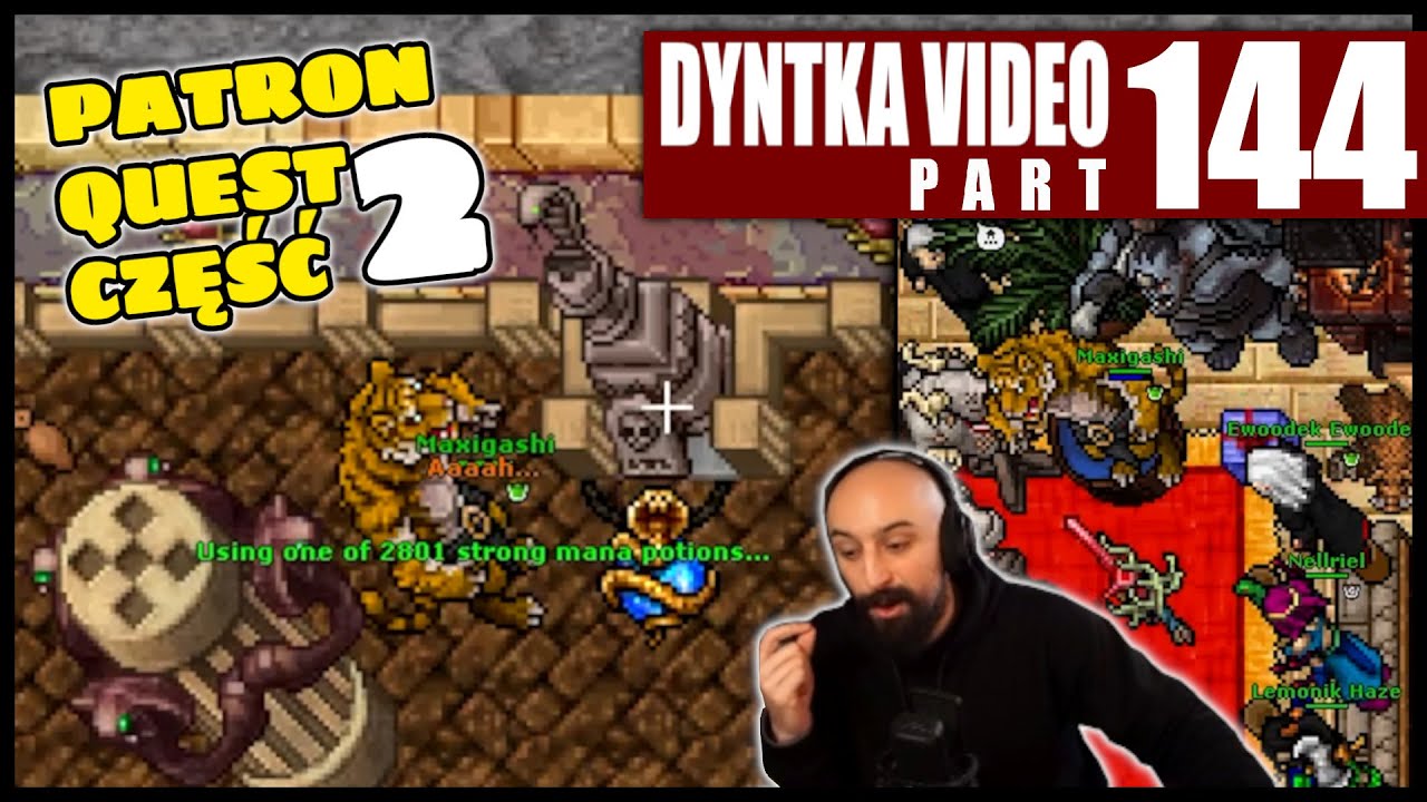 Niecodzienny quest od Patronów kanału - część 2 | Tibia - Dyntka Video odc. 144 - YouTube