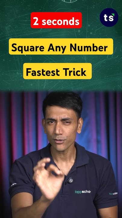 Square Any Number in 2 Secs! | FAST Square Trick | Math Shortcut HACK🤯 #shorts - YouTube