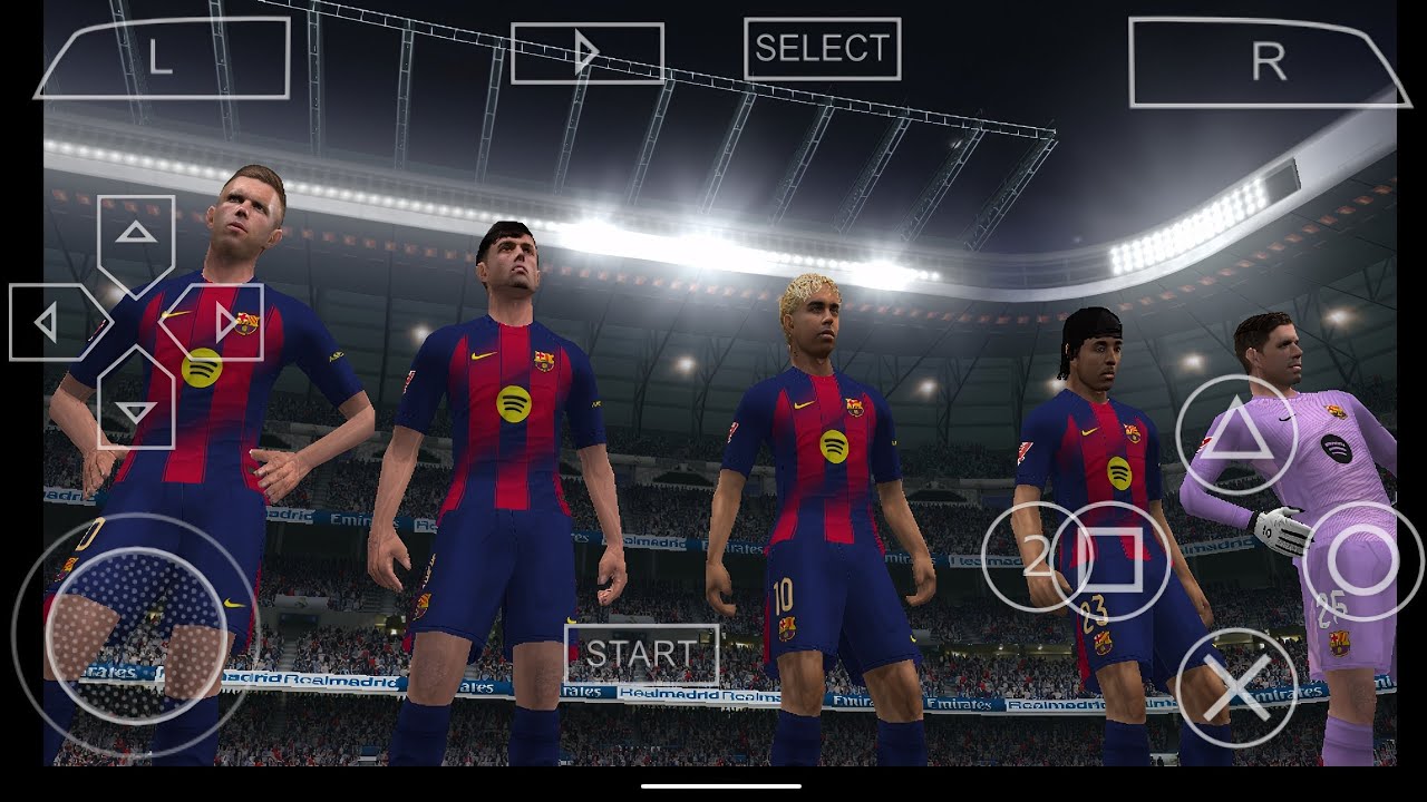 EFOOTBALL PES 2026 PPSSPP Android Offline Full Update UCL,League, Kits ...