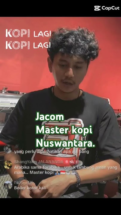 Jacom Master kopi Nuswantara. - YouTube