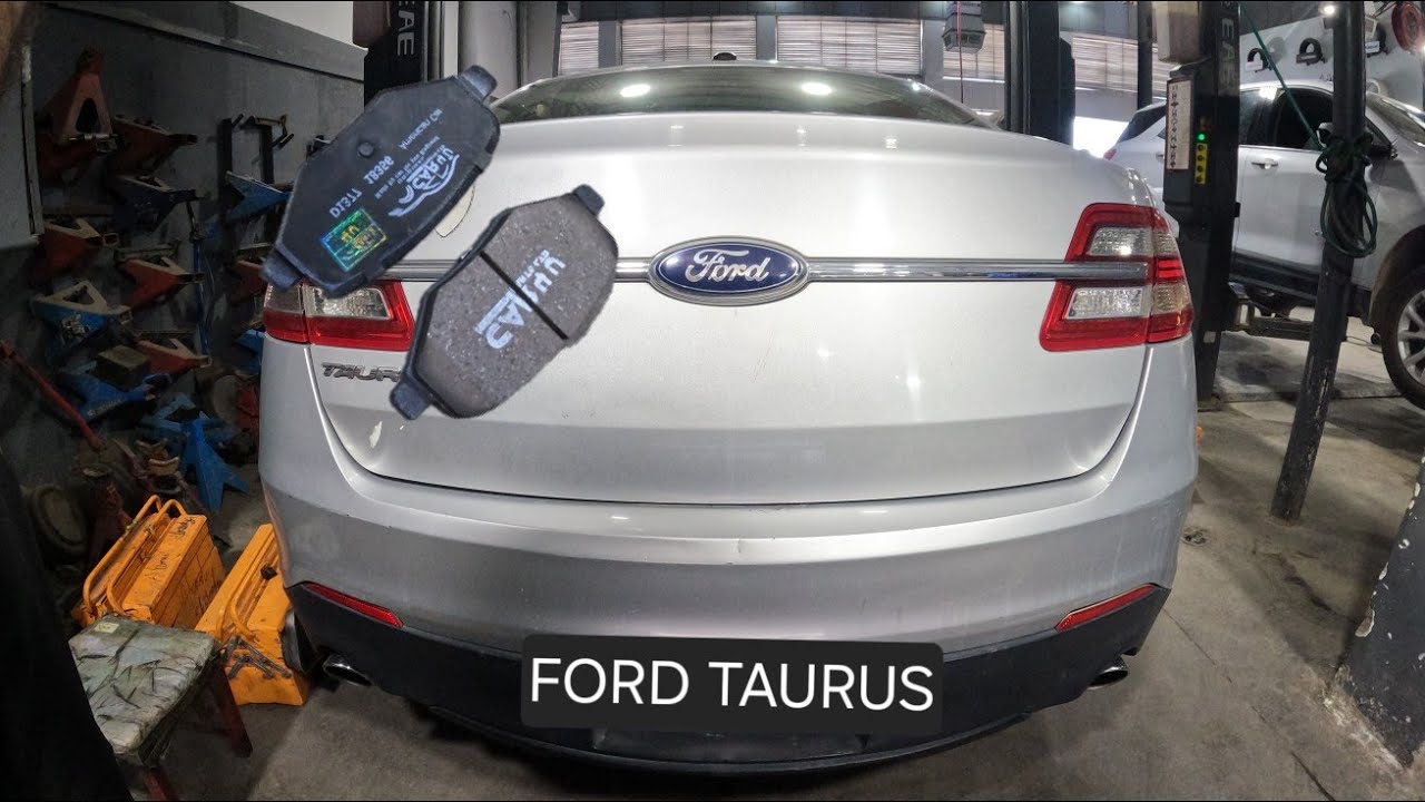 rear brake pads replacement ..... ford taurus - YouTube