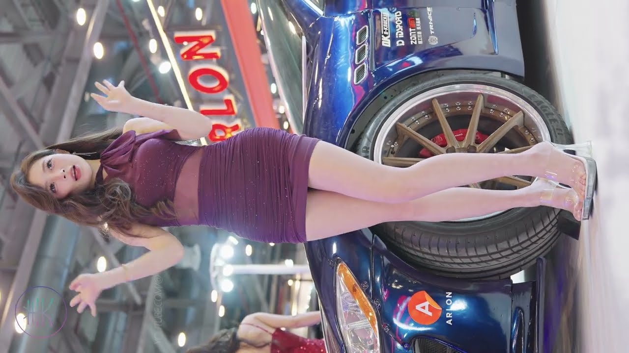 4K 2025蘇州GTShow改裝車展 網紅車模 Auto Salon オートサロン Sexy Chinese Model #미니스커트 #beautyleg 25 #美人 - YouTube