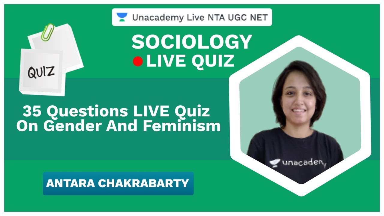 35 Questions LIVE Quiz on Gender and Feminism | Sociology | NTA UGC NET ...
