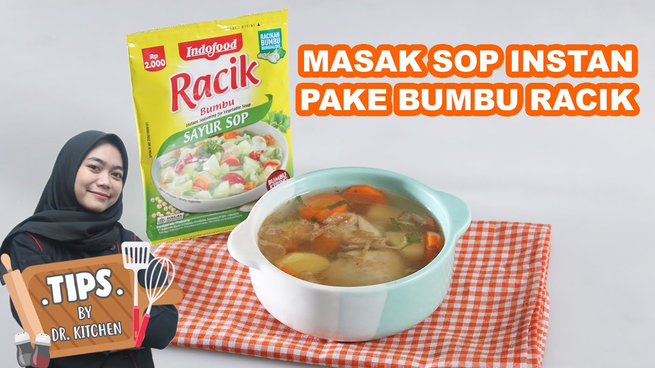 MASAK PRAKTIS PAKAI BUMBU RACIK SOP DARI INDOFOOD - YouTube