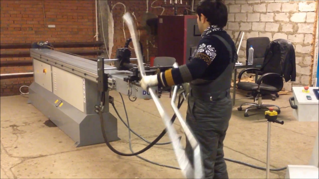 Автоматический дорновый трубогиб с ЧПУ / NC Servo Rotation Tube Bending ...