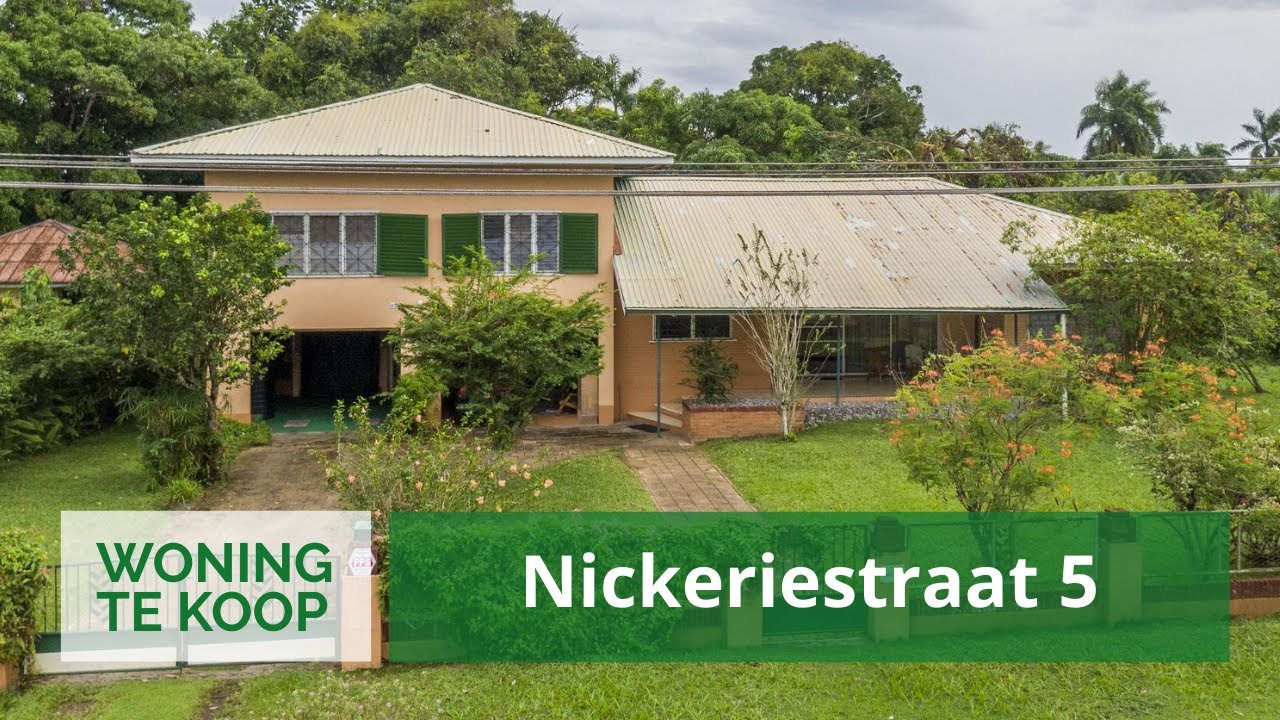 Nickeriestraat #5 • 420 m² Splitlevel te Beekhuizen, Paramaribo ...